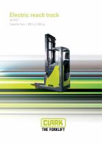 Electric Reach Truck - CLARK Material Handling - PDF Catalogs ...