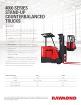 4000 SERIES STAND-UP COUNTERBALANCED TRUCKS - Raymond - PDF Catalogs ...