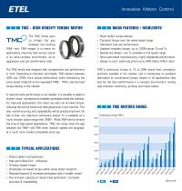 TMC Torque motors - ETEL S.A. - PDF Catalogs | Technical Documentation | Brochure