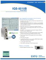 IQS-8510B Packet Blazer Ethernet Test Module - EXFO - PDF Catalogs ...