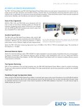 PM-1100 and PM-1600 Power Meters - EXFO - PDF Catalogs | Technical Documentation | Brochure