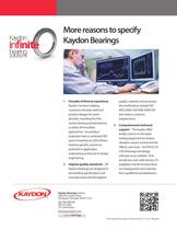 Bearing applications guide - Kaydon - PDF Catalogs | Technical Documentation | Brochure
