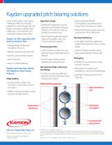 Kaydon pitch and yaw bearing upgrades - Kaydon - PDF Catalogs | Technical Documentation | Brochure