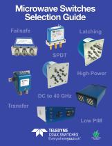 Microwave switches selection guide - Teledyne Relays - PDF Catalogs ...