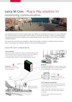 Leica M-Com Brochure - Leica Geosystems - PDF Catalogs | Technical Documentation | Brochure