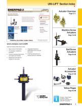 E501 Mechanical Actuators - ENERPAC - PDF Catalogs | Technical ...