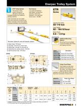 ETR-Series Trolley Systems - ENERPAC - PDF Catalogs | Technical ...