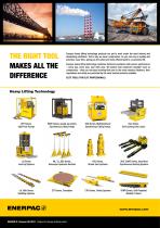 EVOP-SERIES SYNCHRONOUS LIFTING SYSTEM - ENERPAC - PDF Catalogs | Technical Documentation | Brochure