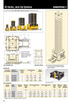 JS-Series Jack-Up Systems - ENERPAC - PDF Catalogs | Technical Documentation | Brochure
