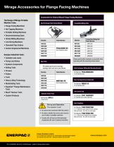 Mirage External Mount Flange Facing Machines - ENERPAC - PDF Catalogs ...