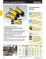 P-Series, Lightweight Hand Pumps - ENERPAC - PDF Catalogs | Technical ...