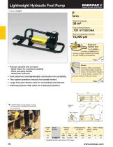P-Series, Lightweight Hand Pumps - ENERPAC - PDF Catalogs | Technical ...