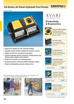 XA-Series, Air Driven Hydraulic Foot Pumps - ENERPAC - PDF Catalogs ...