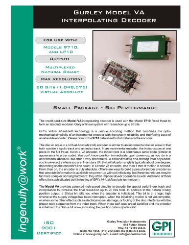 835h Hollow Shaft Rotary Encoder Gurley Precision Instruments Pdf