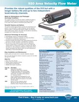 Flow - Hach - PDF Catalogs | Technical Documentation | Brochure