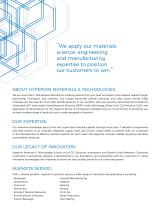 Hyperion Materials & Technologies Corporate Brochure - Hyperion ...