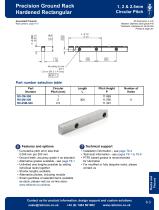 Racks and Pinions, Round and Rectangular - Reliance Precision Limited ...