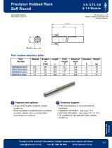 Racks and Pinions, Round and Rectangular - Reliance Precision Limited ...
