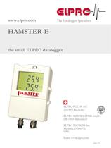 ELPRO Datalopgger HAMSTER-E - ELPRO-BUCHS AG - PDF Catalogs | Technical ...