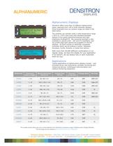 Alphanumeric Displays - Densitron Technologies - PDF Catalogs ...