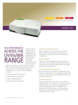 LAMBDA 850/950/1050 UV/Vis and UV/Vis/NIR Spectrophotometers - PerkinElmer - PDF Catalogs ...