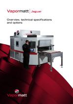 Wet blast cabinet - Jaguar - Vapormatt - automatic / conveyor / rugged