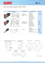 22mm Push Buttons & Operator Interface - PBM22 - SUNS - PDF Catalogs ...