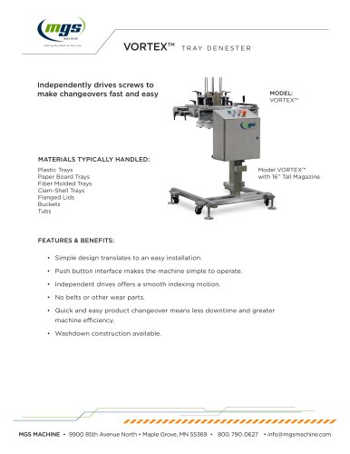 Impulse Friction Feeder - MGS Machine Corporation - PDF Catalogs ...