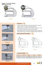 SHAHE/5334-10 0-10mm 0.01mm ±0.03mm/Digital Thickness Gauge - Wenzhou Sanhe Measuring Instrument ...