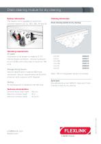 Chain cleaning module for dry cleaning - FlexLink - PDF Catalogs ...