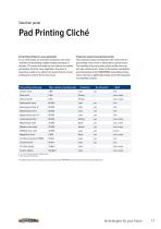 Leads Pad Printing clichés - TAMPOPRINT GmbH - PDF Catalogs | Technical ...