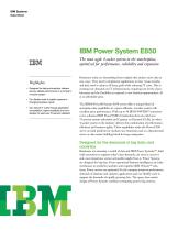 E850 - IBM - PDF Catalogs | Technical Documentation | Brochure