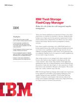 IBM Tivoli Storage FlashCopy Manager - IBM - PDF Catalogs | Technical ...
