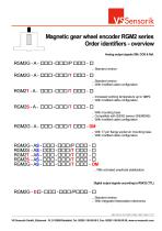 Magnetic gear wheel encoder RGM2G-A with anlog output signals - VS ...