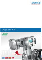 Electric Actuators with PROFINET interface - AUMA - PDF Catalogs ...
