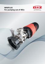 MINIFLUX For pumping out of IBCs - FLUX-GERÄTE GMBH - PDF Catalogs | Technical Documentation ...