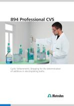 Voltammetric stripping system - 894 Professional CVS - Metrohm