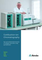 Ion chromatograph - 930 Compact IC Flex - Metrohm - laboratory / UV/VIS