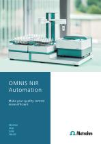OMNIS NIR Automation - Metrohm - PDF Catalogs | Technical Documentation | Brochure