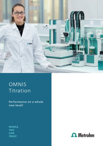 OMNIS Titrator - Metrohm - PDF Catalogs | Technical Documentation ...