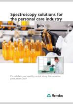 Spectroscopy solutions for the personal care industry - Metrohm - PDF Catalogs | Technical ...