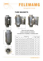 Tubular magnetic bar - TM-100 - FELEMAMG - stainless steel
