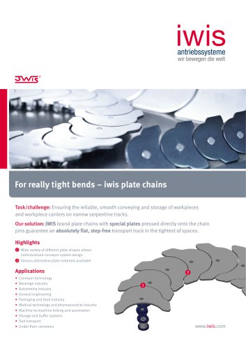JWIS precision chain systems for drive and conveyor applications - iwis ...