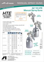 AZ 10 HTE manual spray gun - Anest Iwata - PDF Catalogs | Technical ...