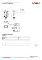 Technical data sheet Single light beam safety device transmitter ...