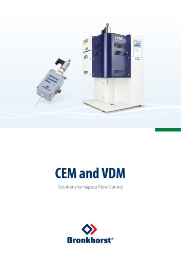 CEM-System Liquid Delivery System with Vapour Control - Bronkhorst ...