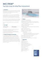 MASS-STREAM D-6400 - Bronkhorst - PDF Catalogs | Technical Documentation | Brochure