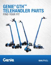 Diesel engine telehandler - GTH™-636 - Genie - compact / 4-wheel drive ...