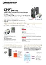 Stepper servo motor - AZX Series - Oriental Motor - AC / 230 V / 220 V