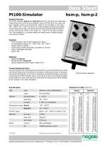 Pt100-Simulator - Anderson-Negele | Negele Messtechnik GmbH - PDF ...